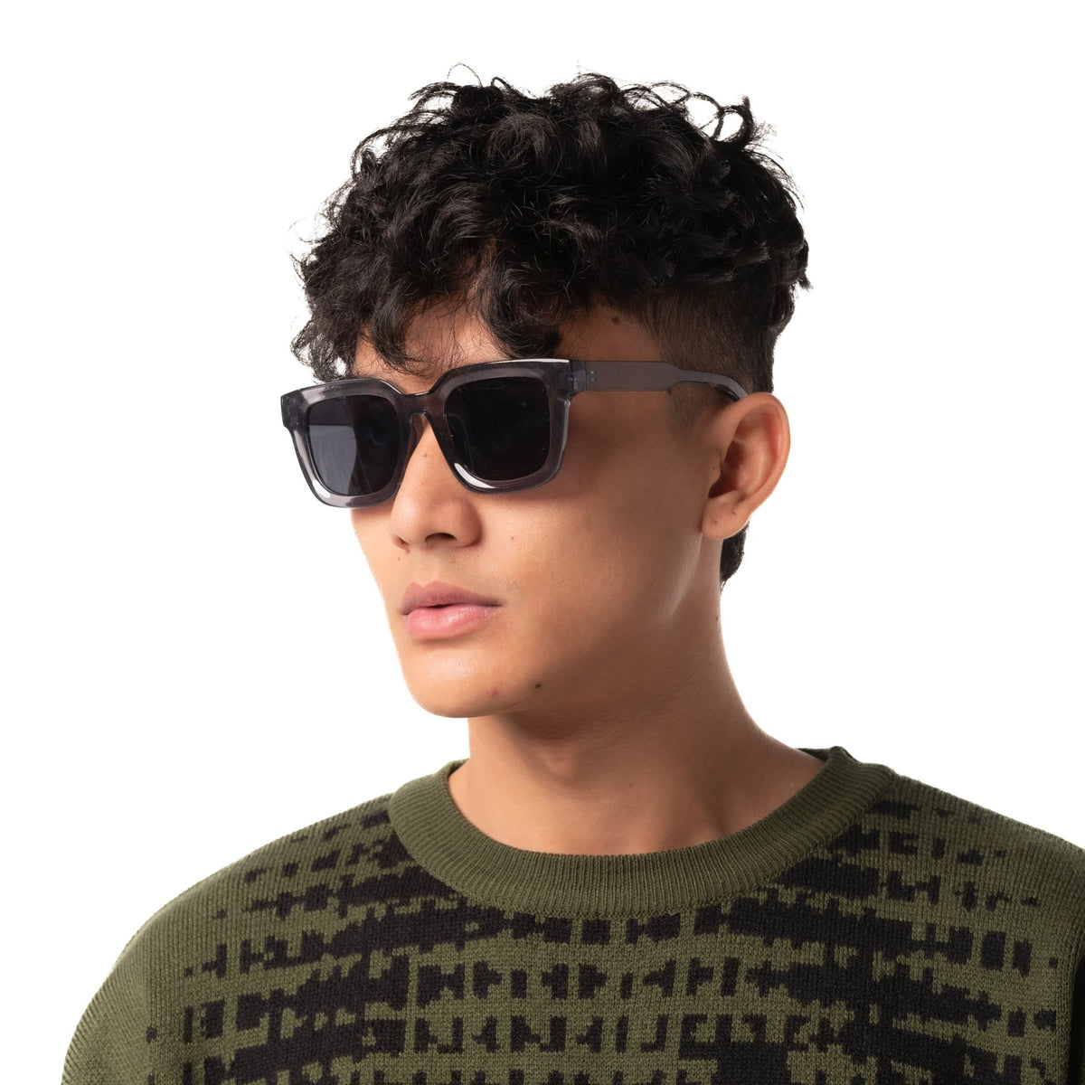 FUZZY CLEAR GREY – Cosmic Clothes Official